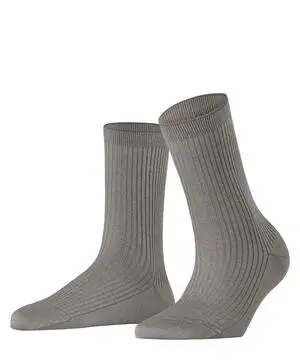 Falke Shiny Rib Socks - Grey