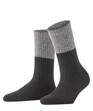 Falke Cosy Wool Special Edition Boot Socks - Black