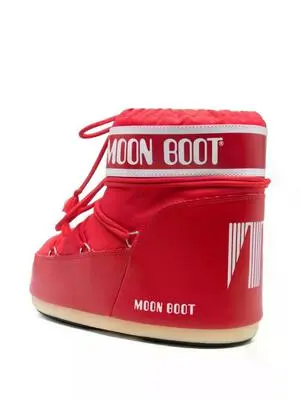 Moon Boot Icon Low Nylon Boots - Red