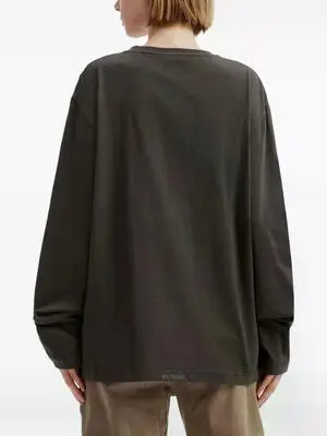 We11Done Teddy Graphic-print Long-sleeve T-shirt