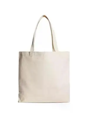 Maison Kitsuné Weekend Fox Tote Bag - Neutrals