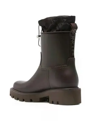 Moncler Kickstream Rain Boots - Brown