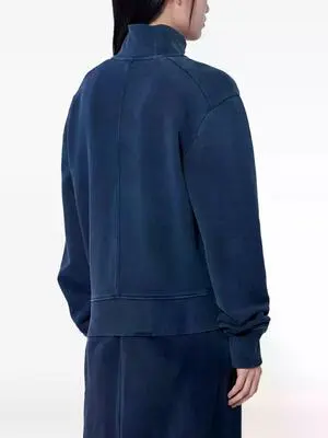 ENTIRE STUDIOS Port Button-placket High-neck Sweatshirt