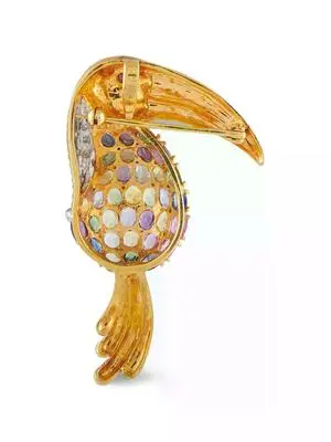 LB EXCLUSIVE Sapphire And Diamond Toucan Brooch