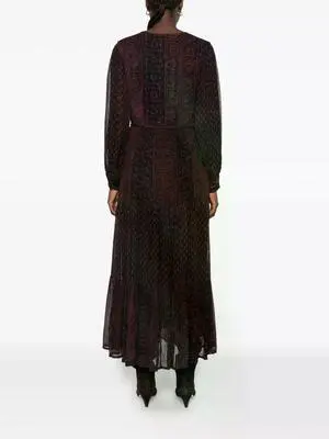 MAISON HOTEL Embroidered Maxi Dress