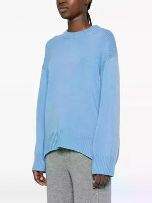 LISA YANG Ribbed-knit Crew-neck Sweater