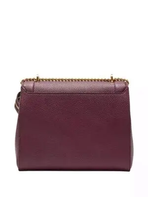 LANCEL Medium Logo-embossed Leather Shoulder Bag