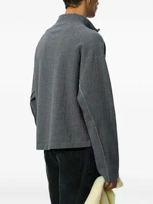 MFPEN Leisure Herringbone-pattern Jacket - Grey