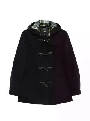 Gloverall Toggle-fastening Hooded Duffle Coat - Blue