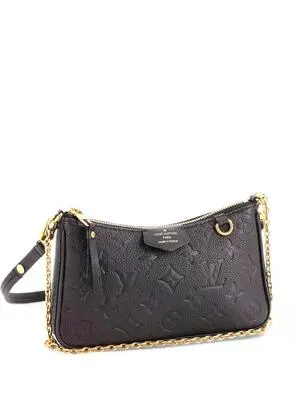 LOUIS VUITTON Easy Pouch On Strap Monogram Empreinte Leather Shoulder Bag