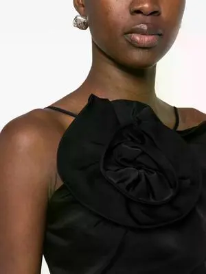 Magda Butrym Floral-appliqué Ruched Top