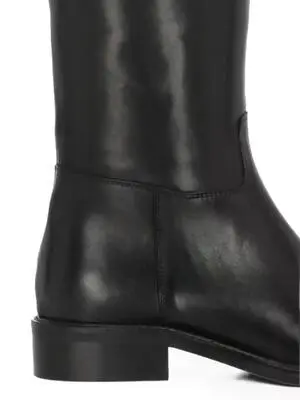 JULIE DEE Round-toe Knee-high Boots