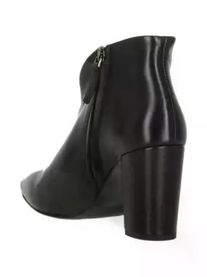 JULIE DEE Pointed-toe Side-zip Ankle Boots