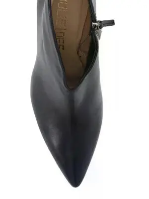 JULIE DEE Pointed-toe Side-zip Ankle Boots