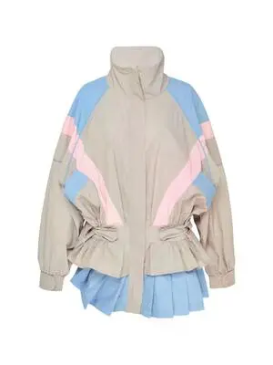Ashley Williams Colour-block Pleated Mini Dress