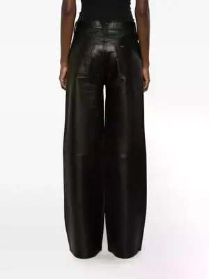 LOIS Leather Wide-leg Trousers