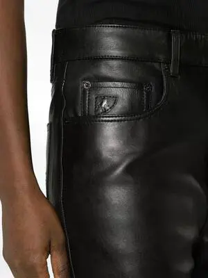 LOIS Leather Wide-leg Trousers
