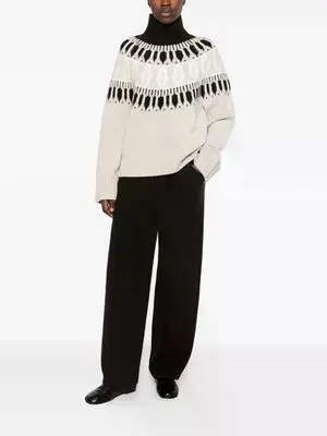 Arch4 Fair Isle Roll-neck Sweater - Neutrals