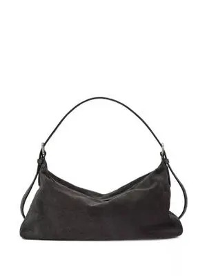ATP ATELIER Castellare Lizard-effect Suede Shoulder Bag