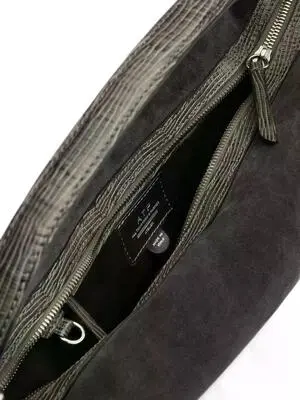 ATP ATELIER Castellare Lizard-effect Suede Shoulder Bag