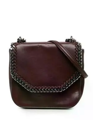 Stella McCartney 2016-2018 Falabella Eco Alter Nappa Box Crossbody Bag - Red