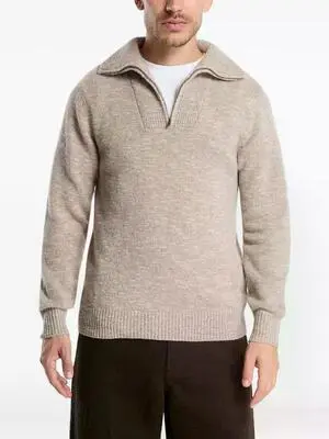 MC2 SAINT BARTH Wesley Mouline-knit Sweater - Neutrals