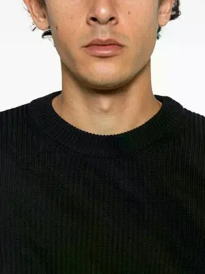 ROBERTO COLLINA Ribbed-knit Wool Sweater