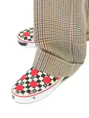 Valentino Garavani X Vans Checkerboard-print Slip-on Sneakers