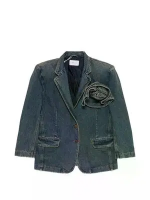 Magda Butrym Flower-detail Denim Jacket