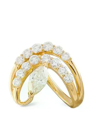 LB EXCLUSIVE Marquise Diamond Bypass Ring