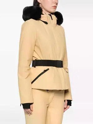 Goldbergh Hida Faux-fur Trim Ski Jacket - Neutrals