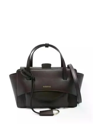 HIDESINS Small Flap Leather Tote Bag