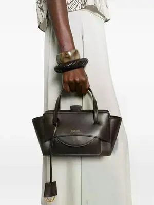 HIDESINS Small Flap Leather Tote Bag