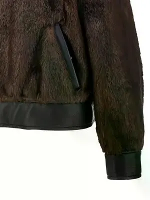 STAND STUDIO Lula Faux-fur Bomber Jacket