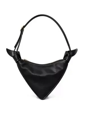 THEMOIRE Knot-detail Triangular Shoulder Bag