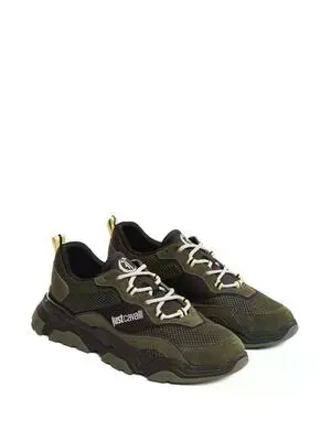 Just Cavalli Mesh Panelled Sneakers - Green