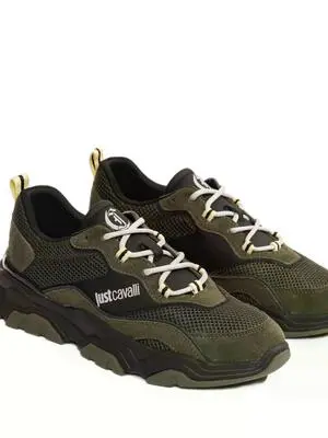 Just Cavalli Mesh Panelled Sneakers