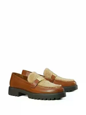 Tory Burch Leelee Shearling Lug Loafers