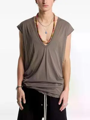 Rick Owens Dylan V-neck T-shirt - Neutrals