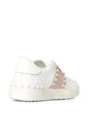 Valentino Garavani Rockstud Untitled Studded Leather Sneakers