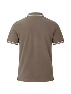 BLAUER. Agassiz Logo-patch Tipped Polo Shirt