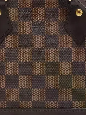 LOUIS VUITTON 2019 Bb Alma Damier Ebene Handbag