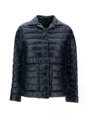 Herno Quilted Button-up Jacket - Blue