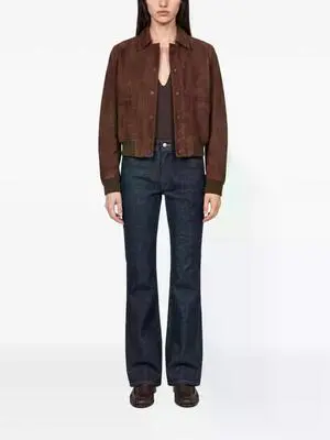 Tagliatore Katia Suede Bomber Jacket