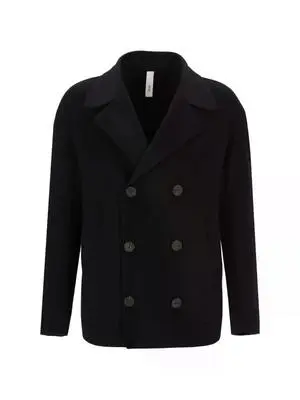 HEVO Orno Double-breasted Peak-lapel Coat