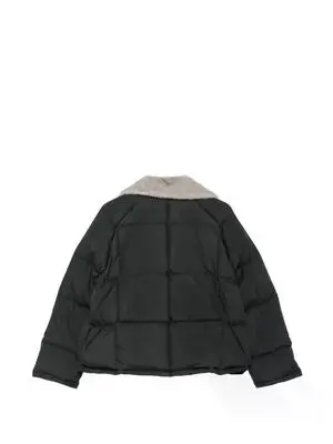 Antonelli Firenze Fur-trim Quilted Jacket - Grey