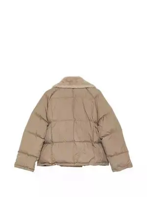 Antonelli Firenze Faux-fur Collar Quilted Jacket