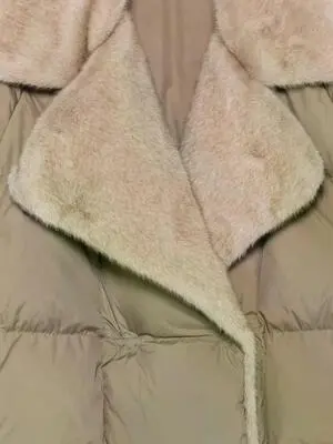Antonelli Firenze Faux-fur Collar Quilted Jacket