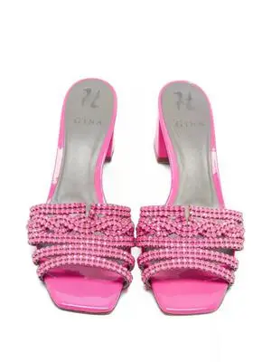 GINA Utah Crystal-embellished Sandals