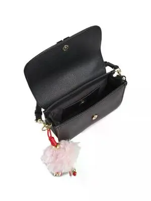 Moschino Logo-plaque Pompom-detail Shoulder Bag